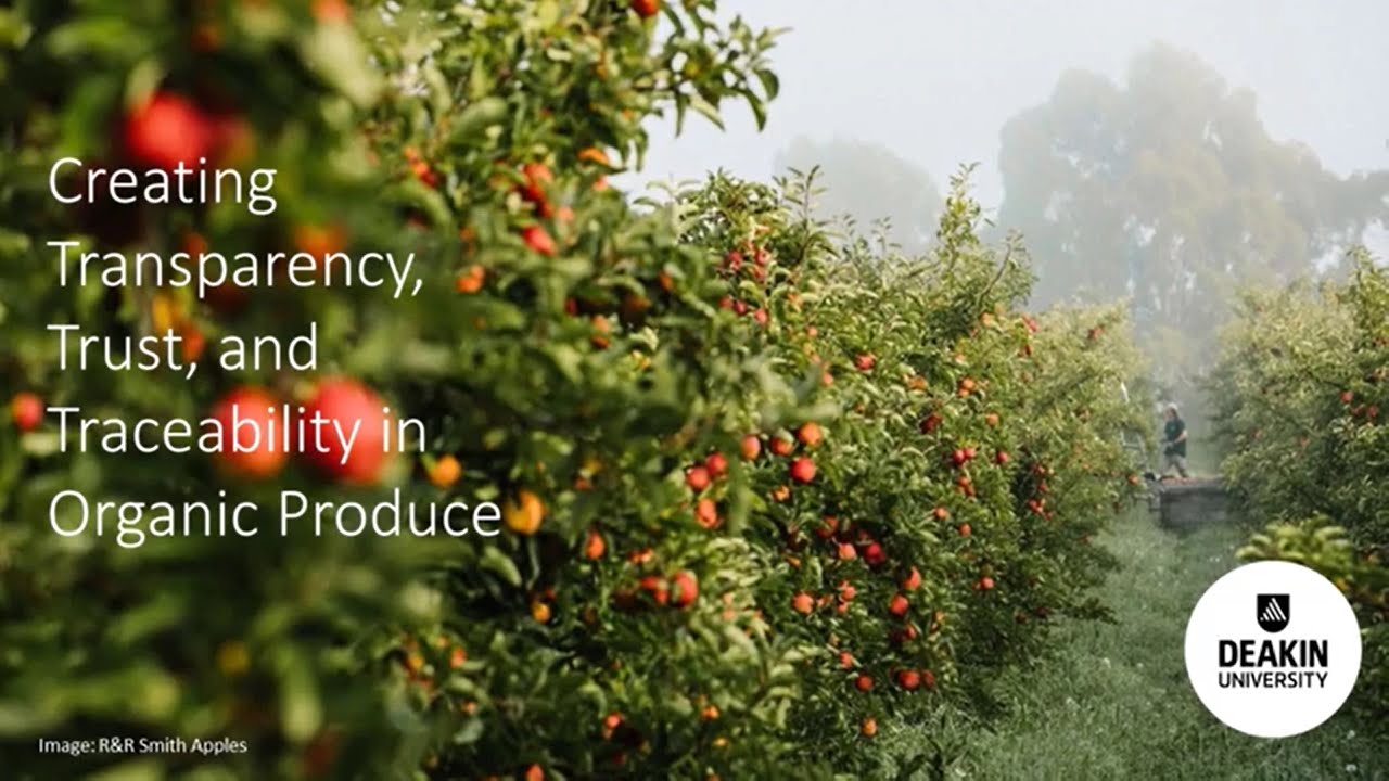 Webinar: Creating Transparency, Trust and Traceability in Organic ...