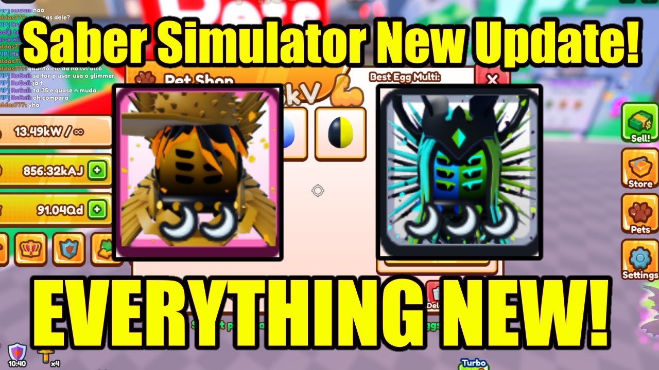 EVERYTHING NEW in Saber Simulator Mastery Update part 2! - YouTube