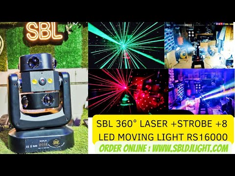 SBL 360• 4 R+G Laser+STROBE+150w led LASER Light price DJ Light price ...