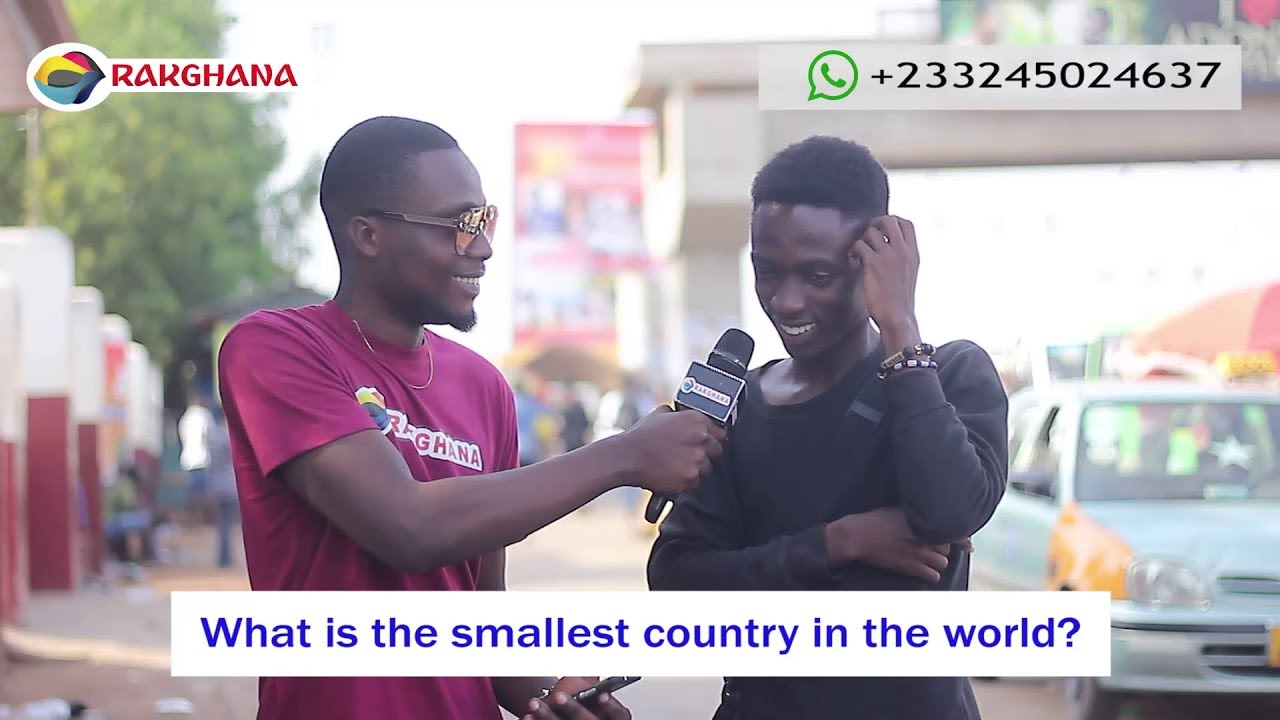 What is The Smallest Country in The World? Street Quiz | Funny Videos ...