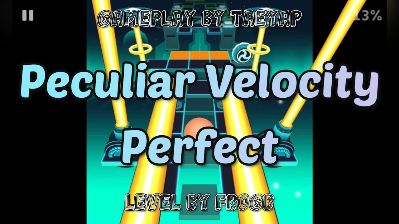 Peculiar Velocity By FrogB [롤링 스카이 리메이크 피쳐드 레벨들] - YouTube