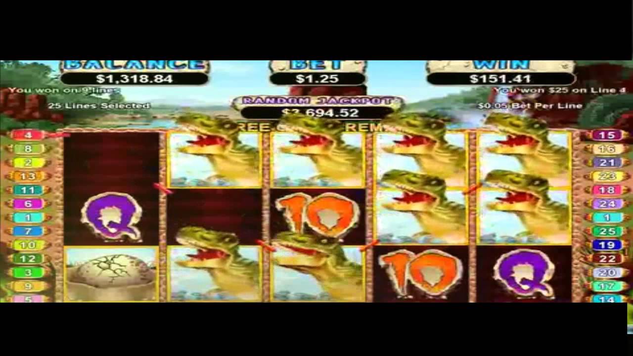 T-Rex Video Slots - Online Slots and Casino Reviews - ExcellentSlots ...