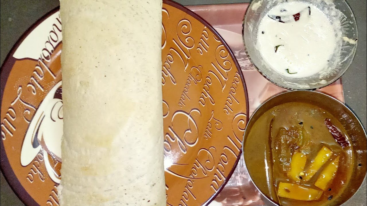Dhosa Recipe at Home||Dosa Recipe in hindi |Crispy Dosa Recipe||How to ...