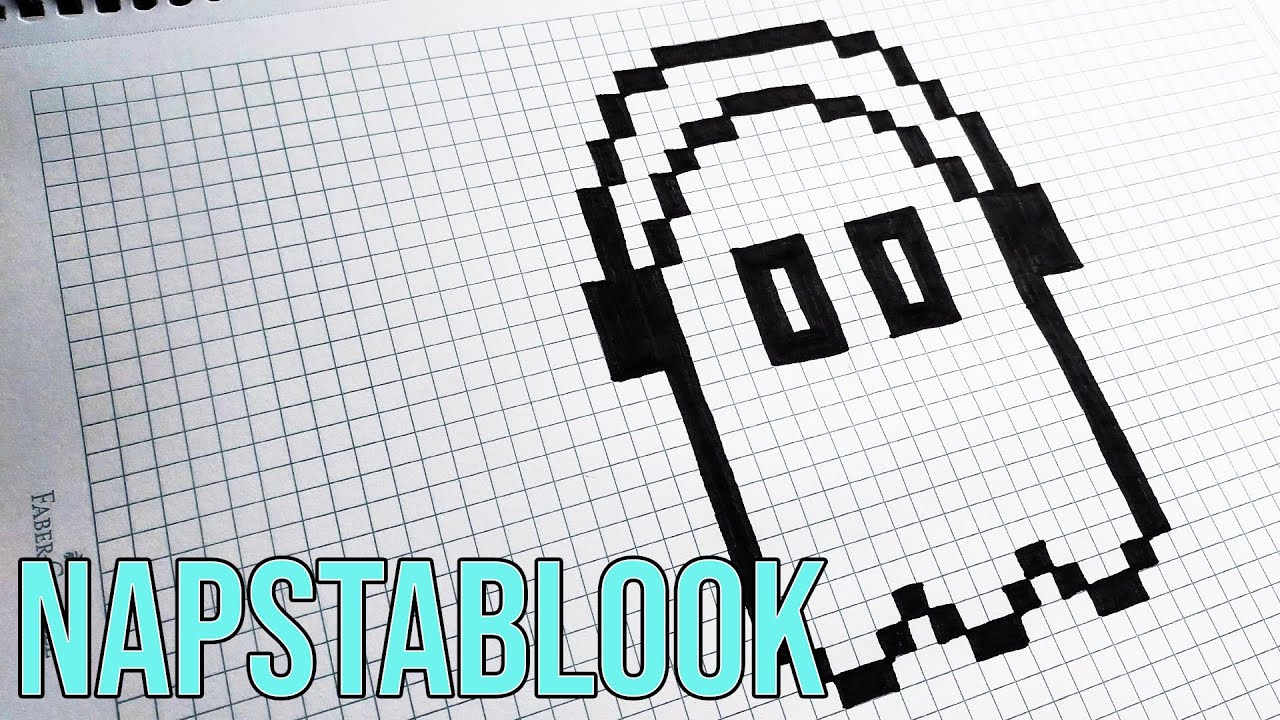 How to Draw Napstablook (Undertale) - Drawing Napstablook - Handmade ...