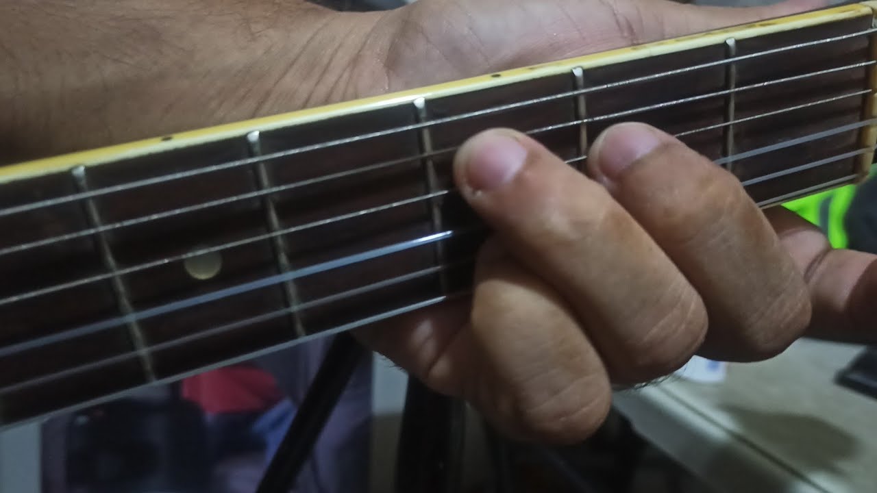 Acorde Do Mayor y Do Novena en guitarra - YouTube