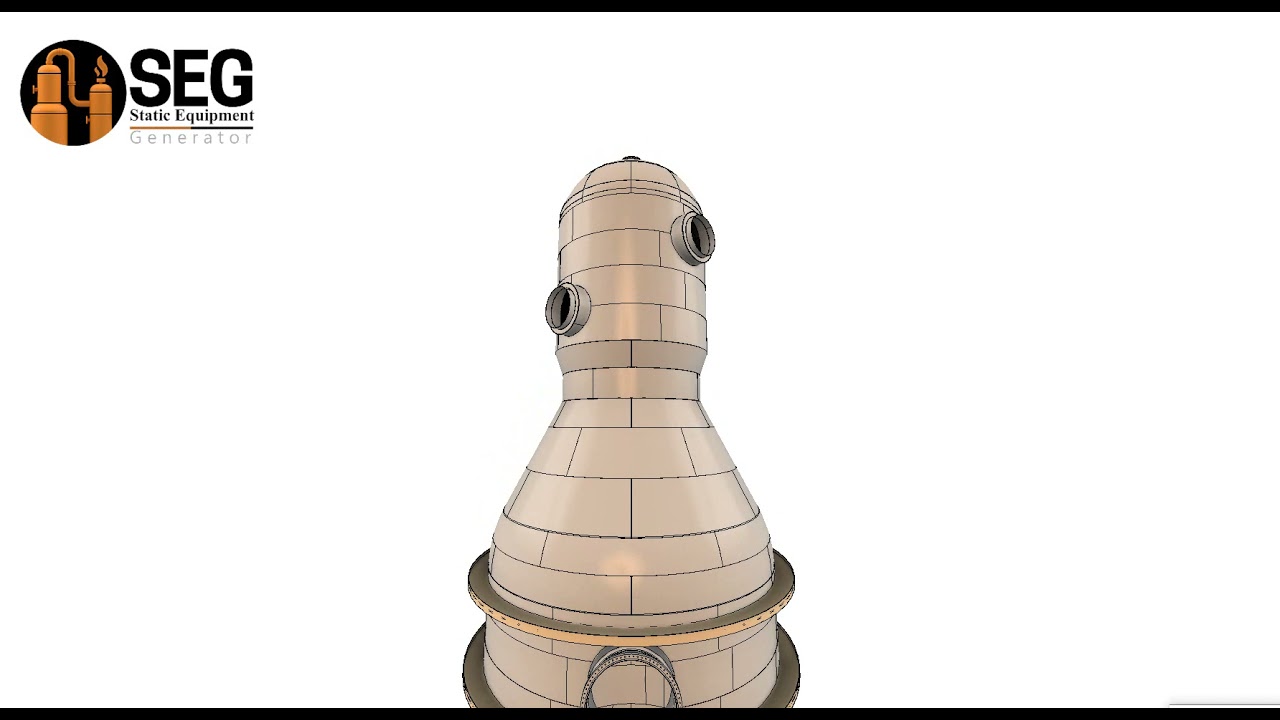 3D Model for Reactor By SEG software over Autodesk Inventor - YouTube