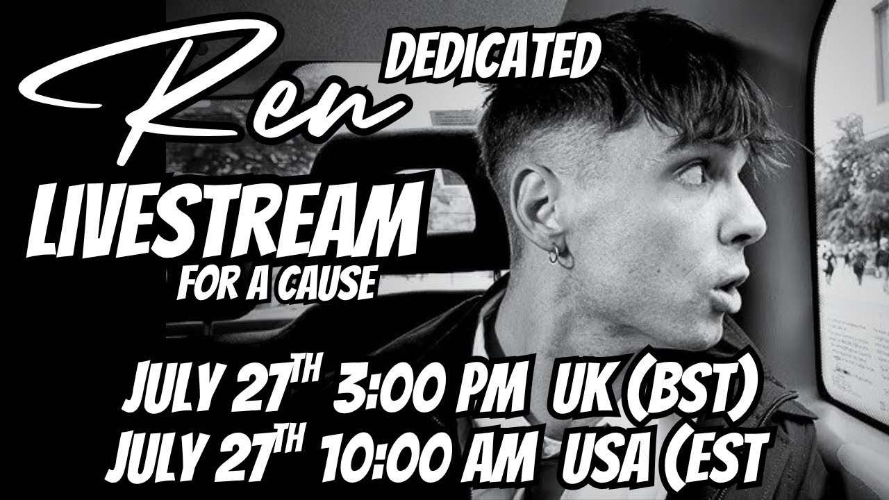 Ren – Dedicated Livestream for a Cause | Song Requests • Interviews ...