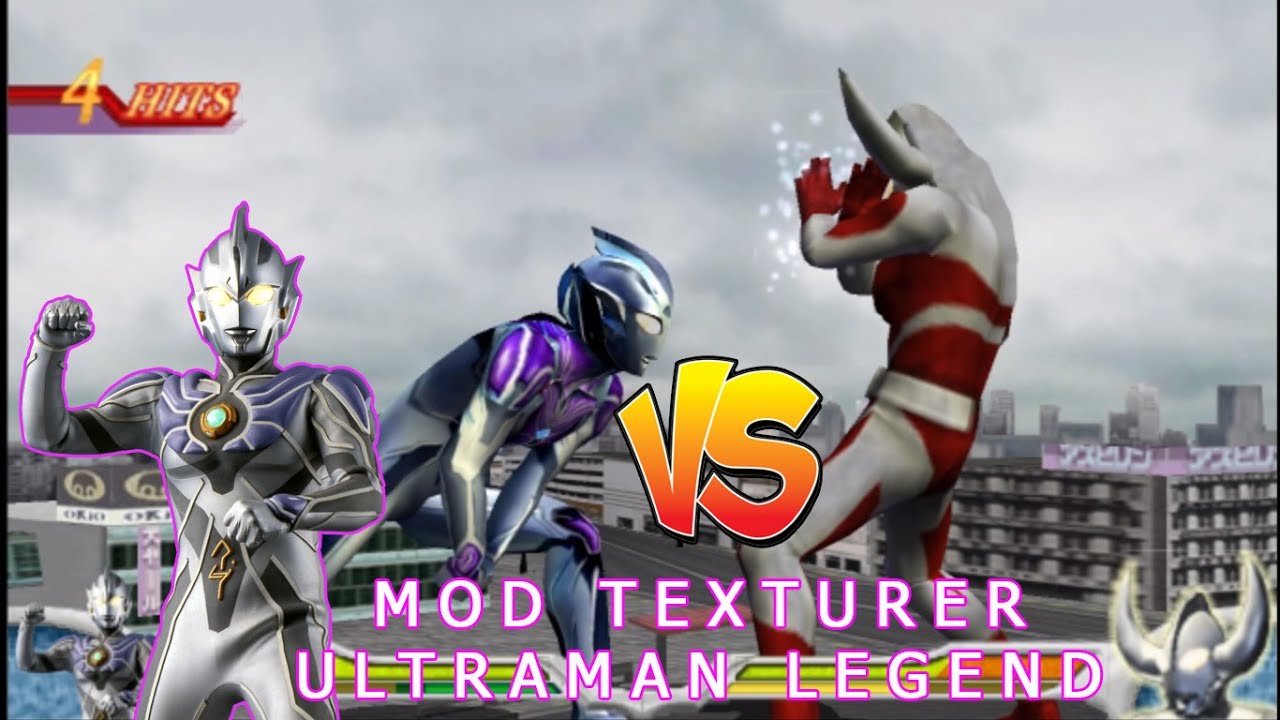 ULTRAMAN LEGEND FUSION DARI ULTRAMAN COSMOS + JUSTICE | MOD TEXTURER ...