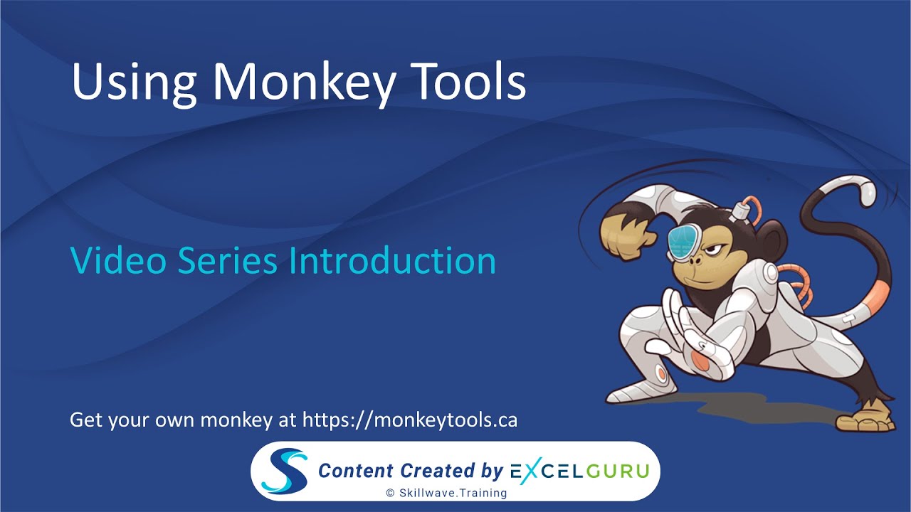 Using Monkey Tools - Series Introduction - YouTube