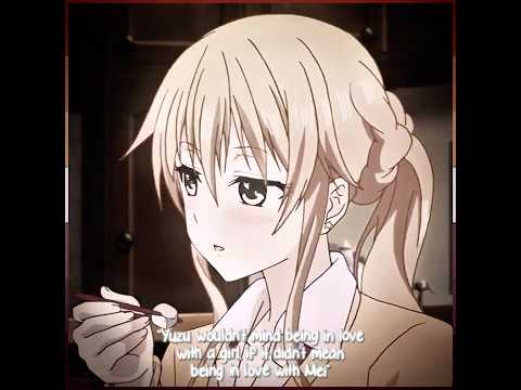 “I wish you weren’t a girl”//#citrus #anime #mei #yuzu  #lesbian #sad #edit