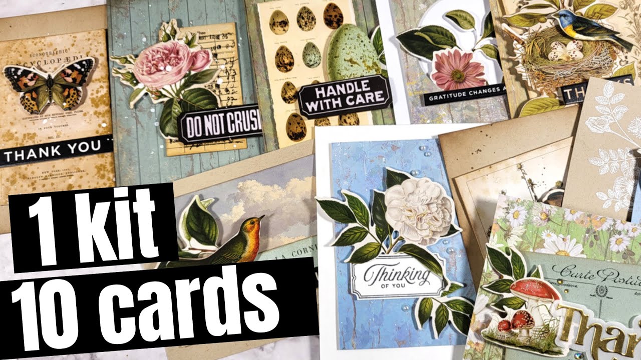 1 kit - 10 cards | SSS June card kit - YouTube