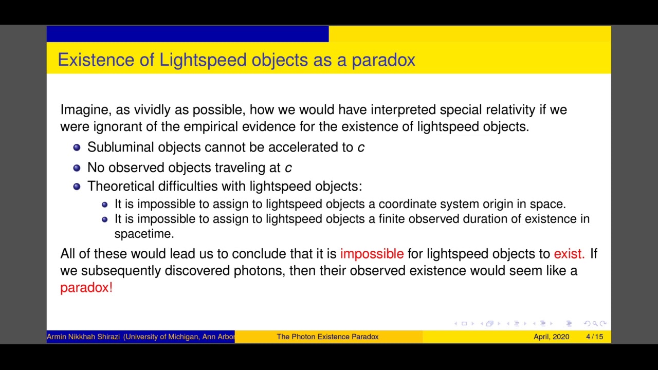 The Photon Existence Paradox - YouTube