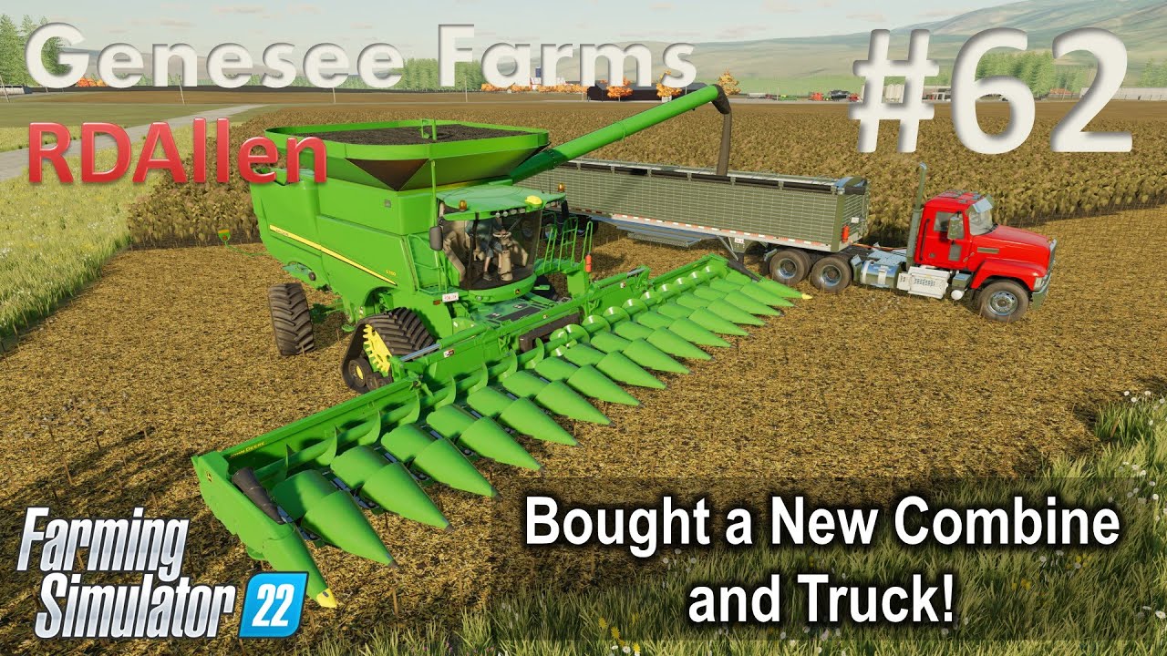 Bought a New Combine and Truck! | E62 Genesee Farms | Farming Simulator ...