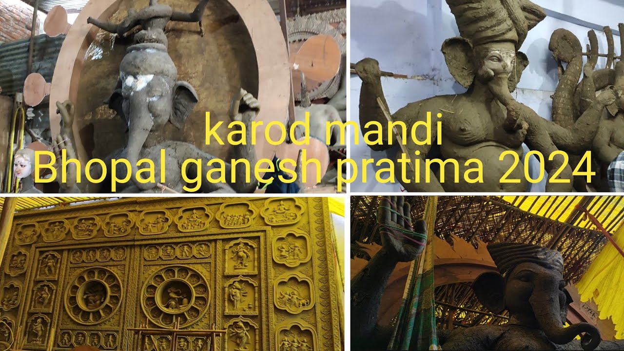 Ganesh pratima 2024 | bhopal ganesh murti | ganesh pratima making ...