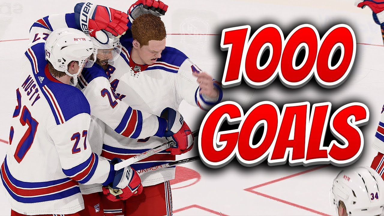 What Happens When You Score 1000 Goals in NHL 23? - YouTube