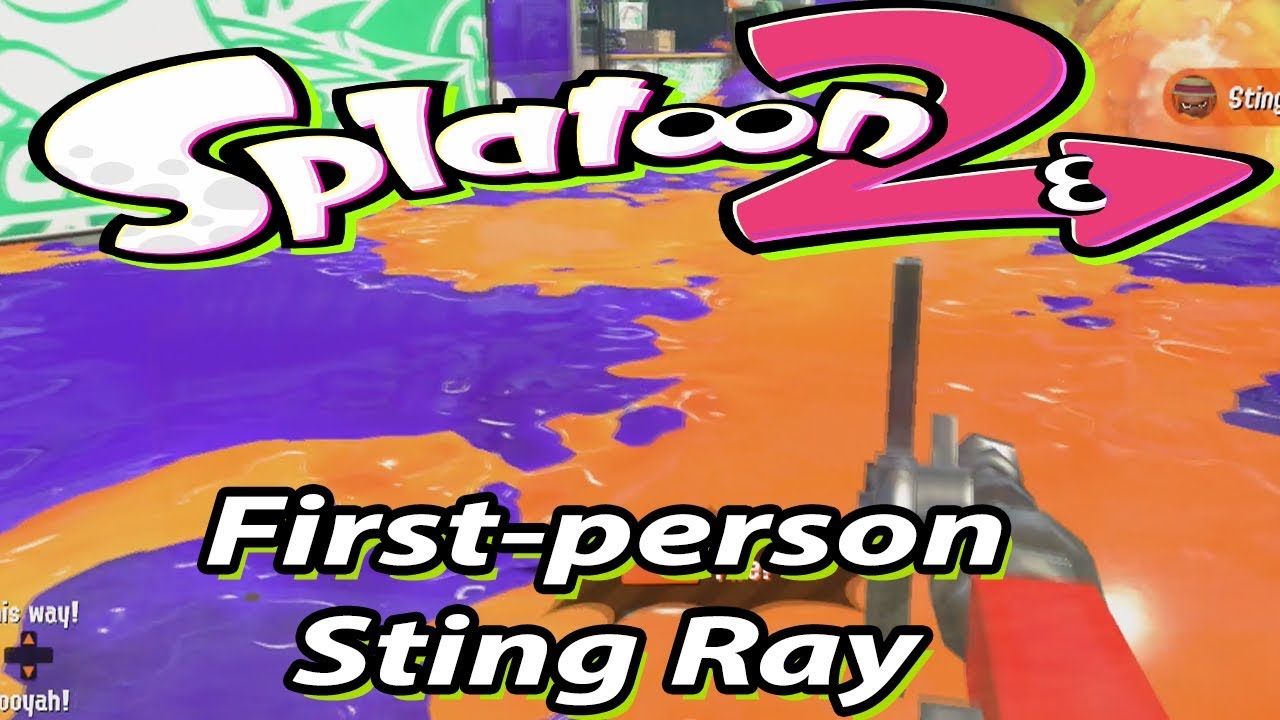 Splatoon 2 - First-person Sting Ray - YouTube