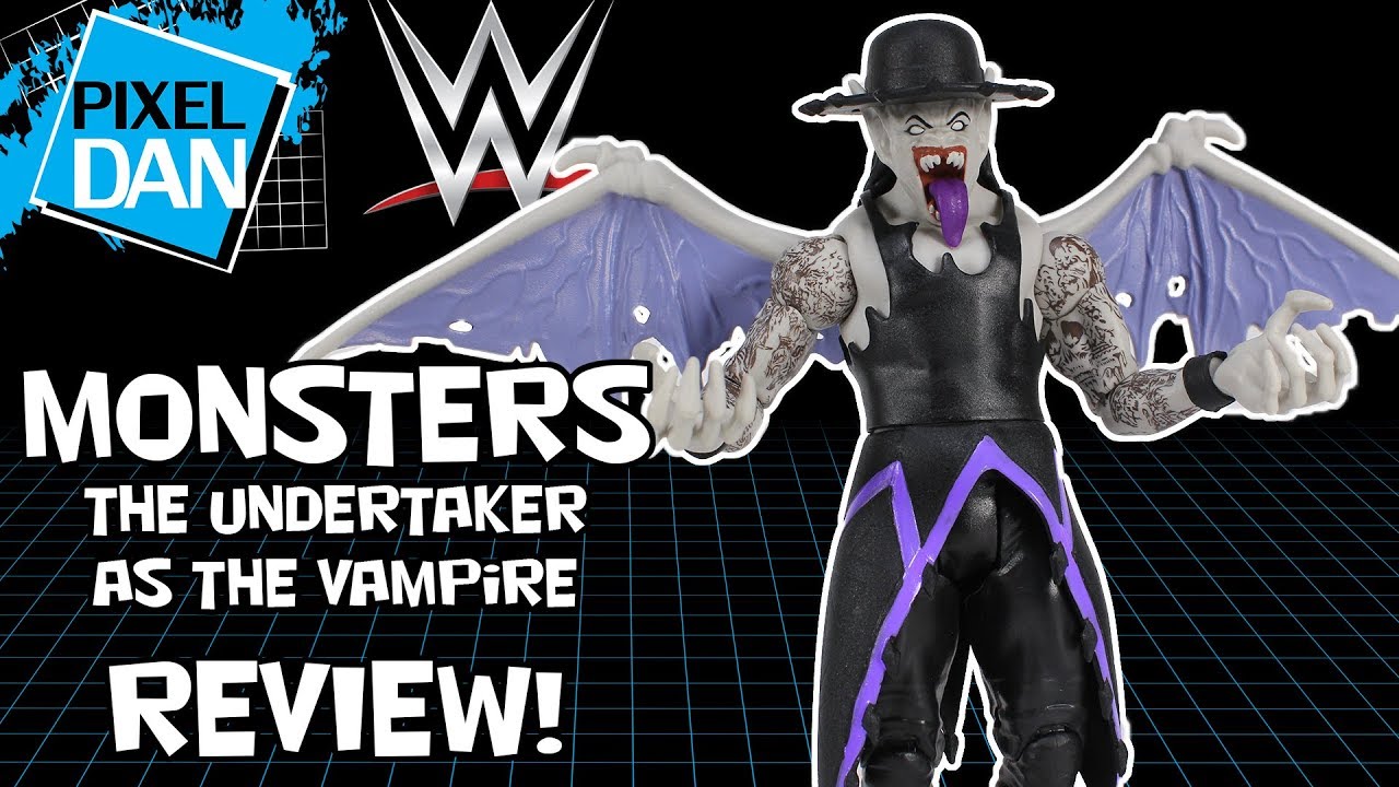 WWE Monsters The Undertaker as The Vampire Mattel Figure Video Review ...