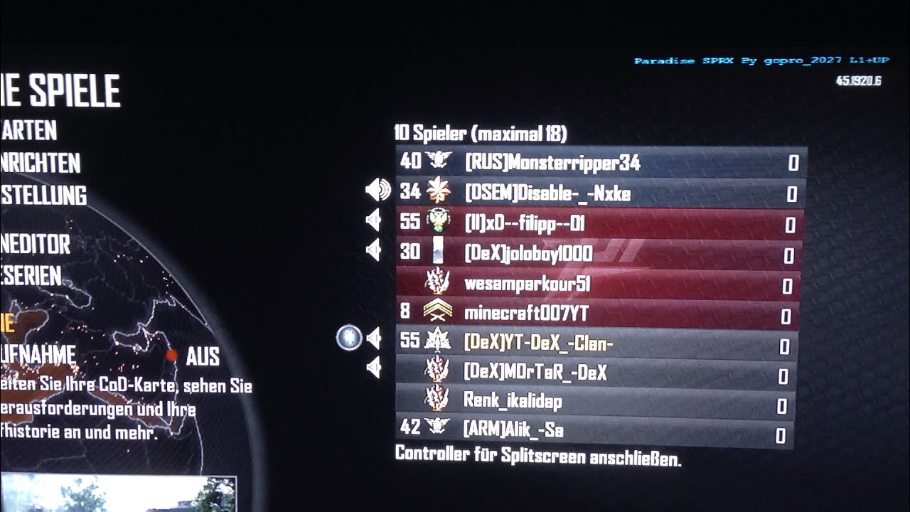 Bo2 Zombielan / Co-Host Free mod menu - YouTube