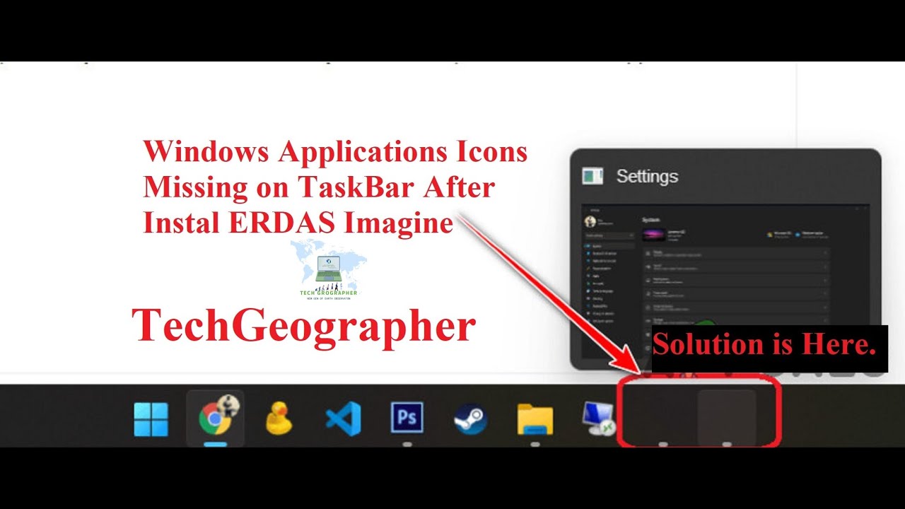 How to resolve Windows app icons that disappeared on the taskbar after ...