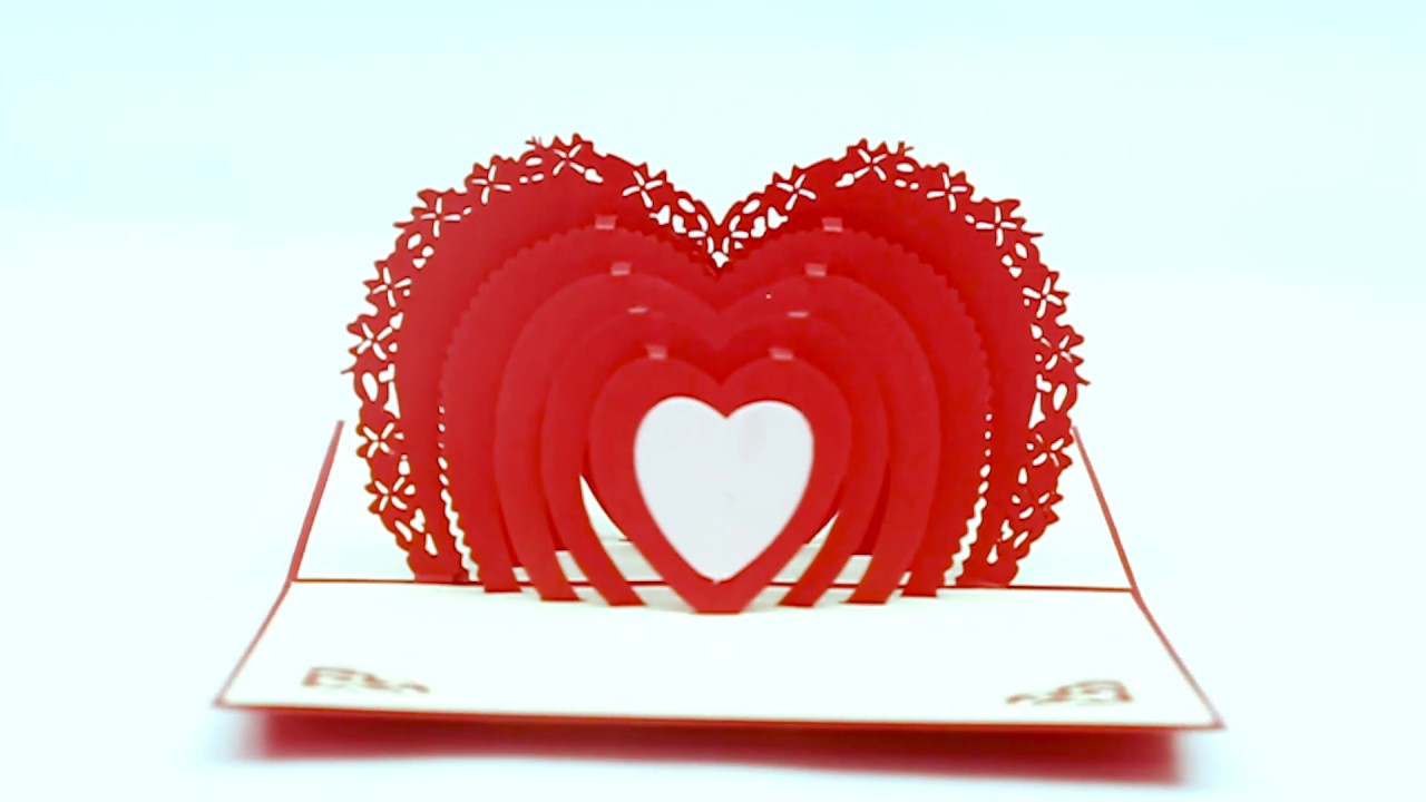Love In the Heart Card | 3D Greeting Cards | Gift Kya De - YouTube