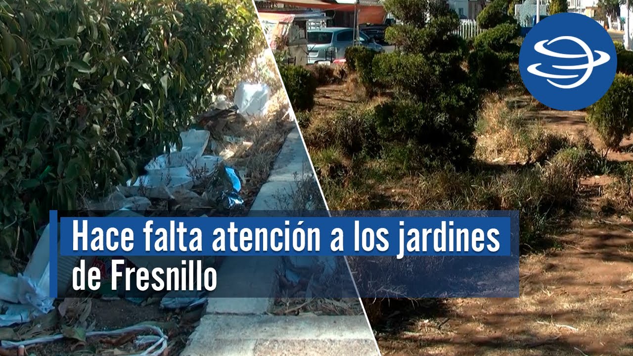 Jardín de la Hombres Ilustres descuidado y lleno de basura - YouTube
