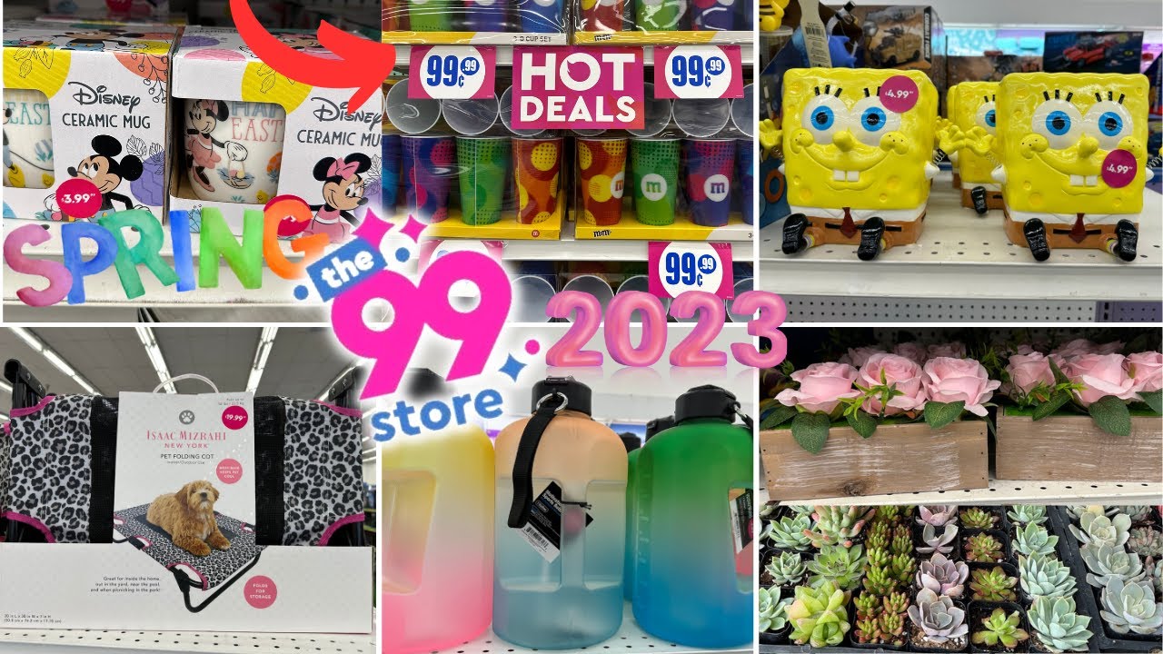 99 CENTS All New finds | 99 cents Store deals Spring 2023 - YouTube