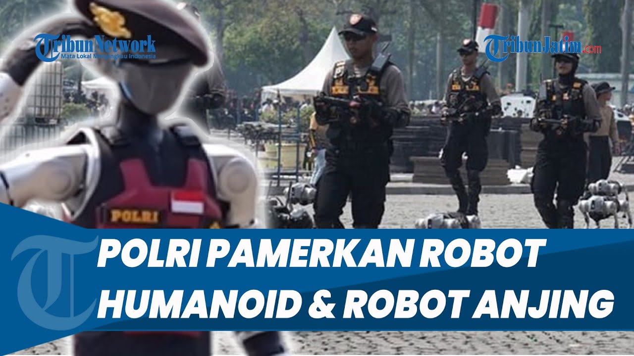 Polri Perkenalkan Robot Humanoid dan Robot Anjing untuk Operasi ...
