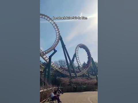 Python ...un retrack réussi #rollercoaster #themepark #vekoma #efteling ...