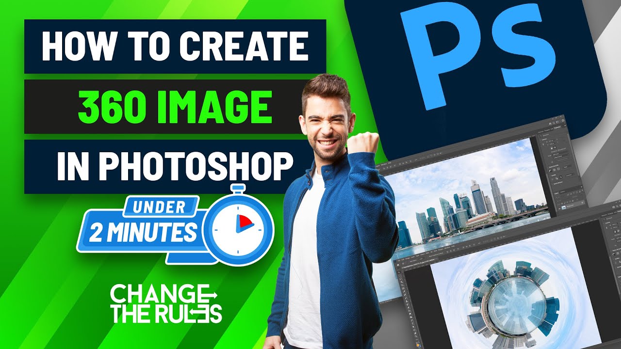 How To Create 360 Image In Photoshop - YouTube