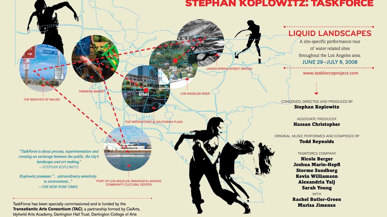 Stephan Koplowitz: TaskForce LA Liquid Landscapes 10 minute tour- site ...