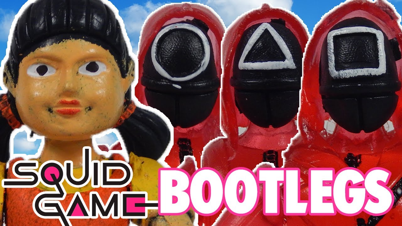 Juguetes de EL JUEGO DEL CALAMAR. Bootlegs Mexicanos de SQUID GAME, set ...