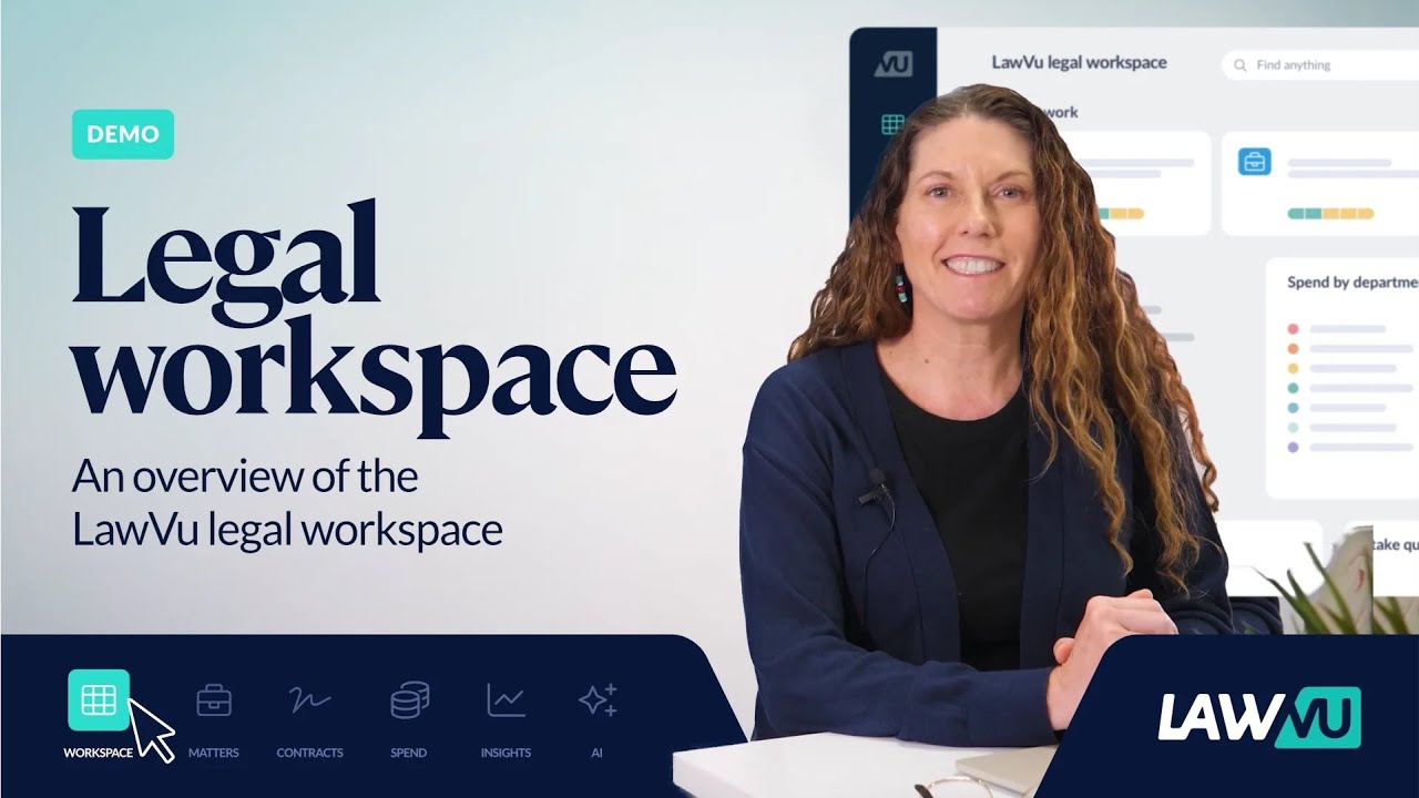 Demo - the LawVu legal workspace overview. - YouTube