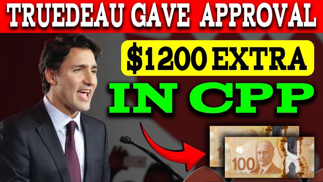 CRA Signed New Payments: $1200 Confirmed In Canada Pension Plan | For ...