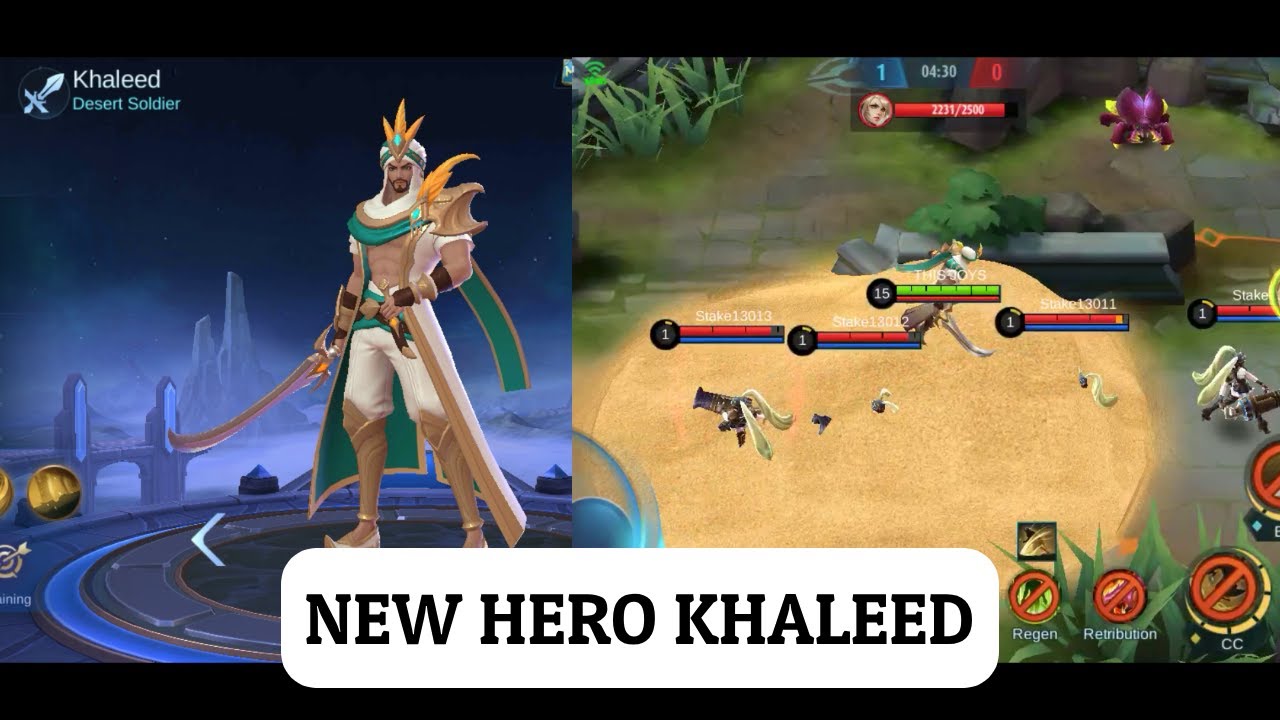 NEW HERO KHALEED - MOBILE LEGENDS - YouTube