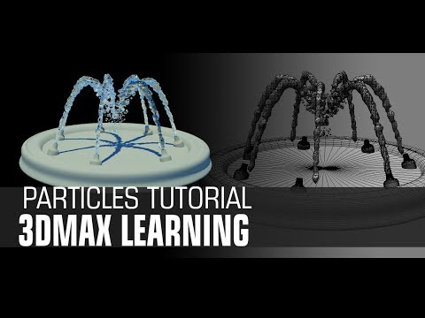 How to make fountain in 3d max without plugins - YouTube