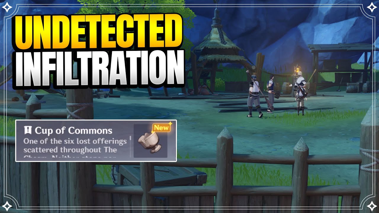 Undetected Infiltration (How to get Cup of Commons)| World Quests and ...