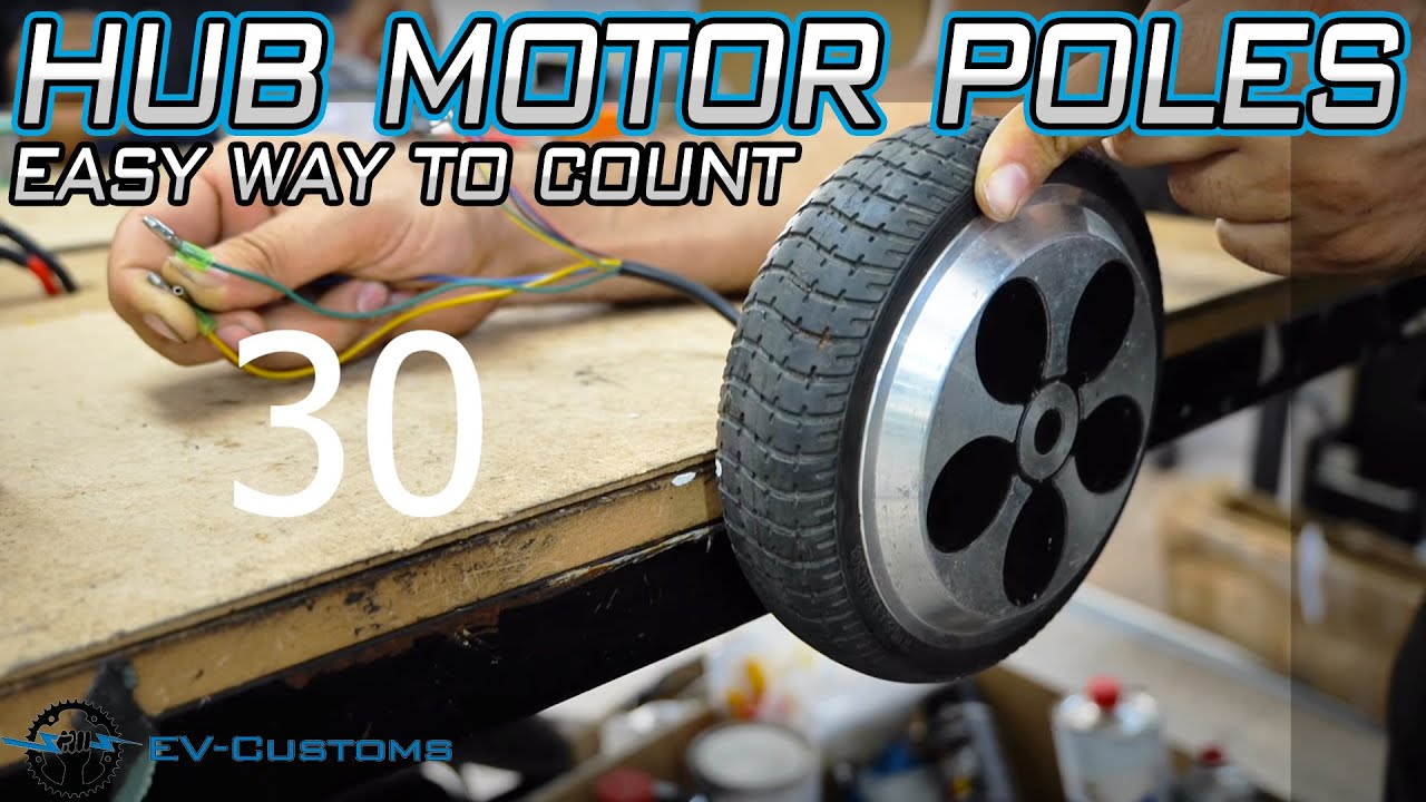 How to Count Magnetic Poles of Hub Motor Without Opening (Easy Way ...