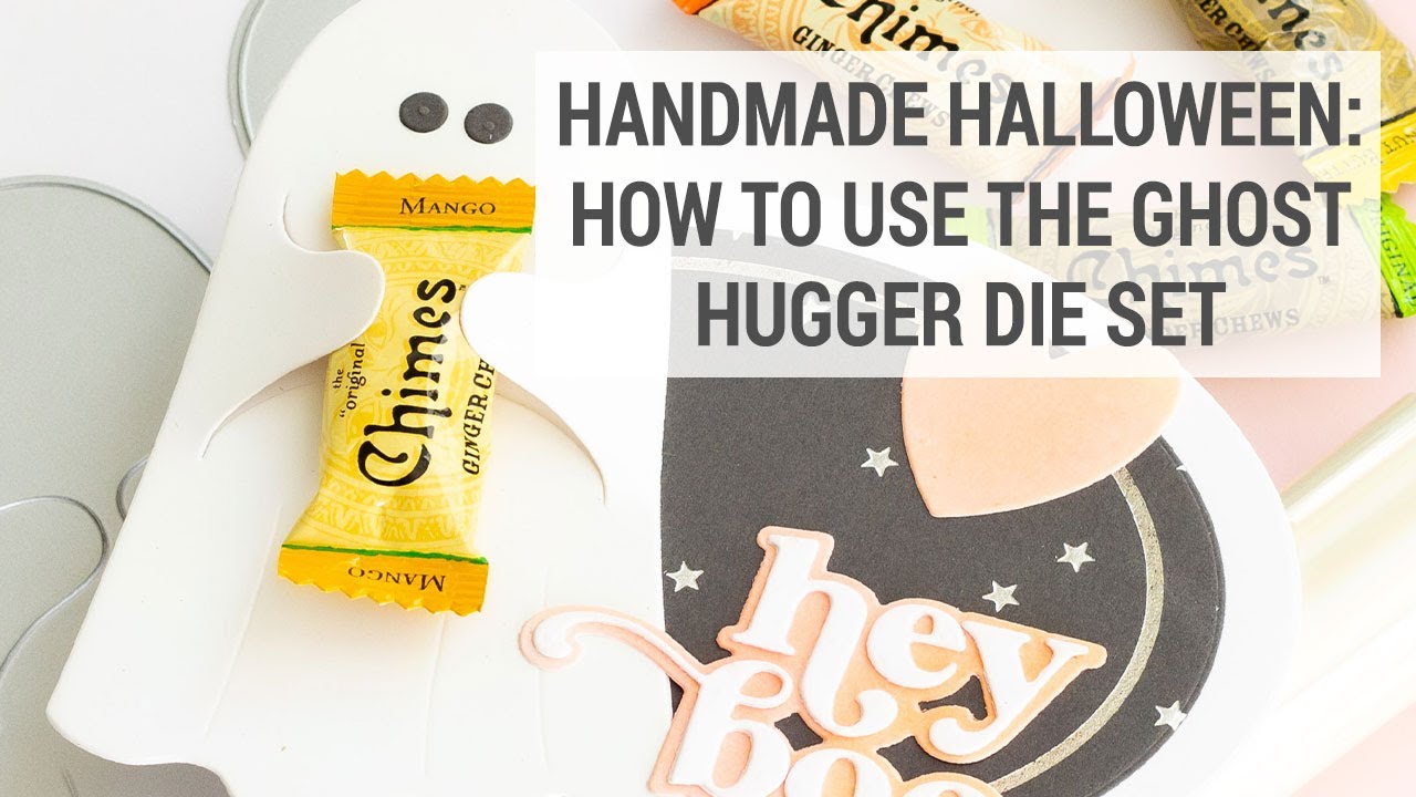 Handmade Halloween: How to use the Ghost Hugger Die Set - YouTube