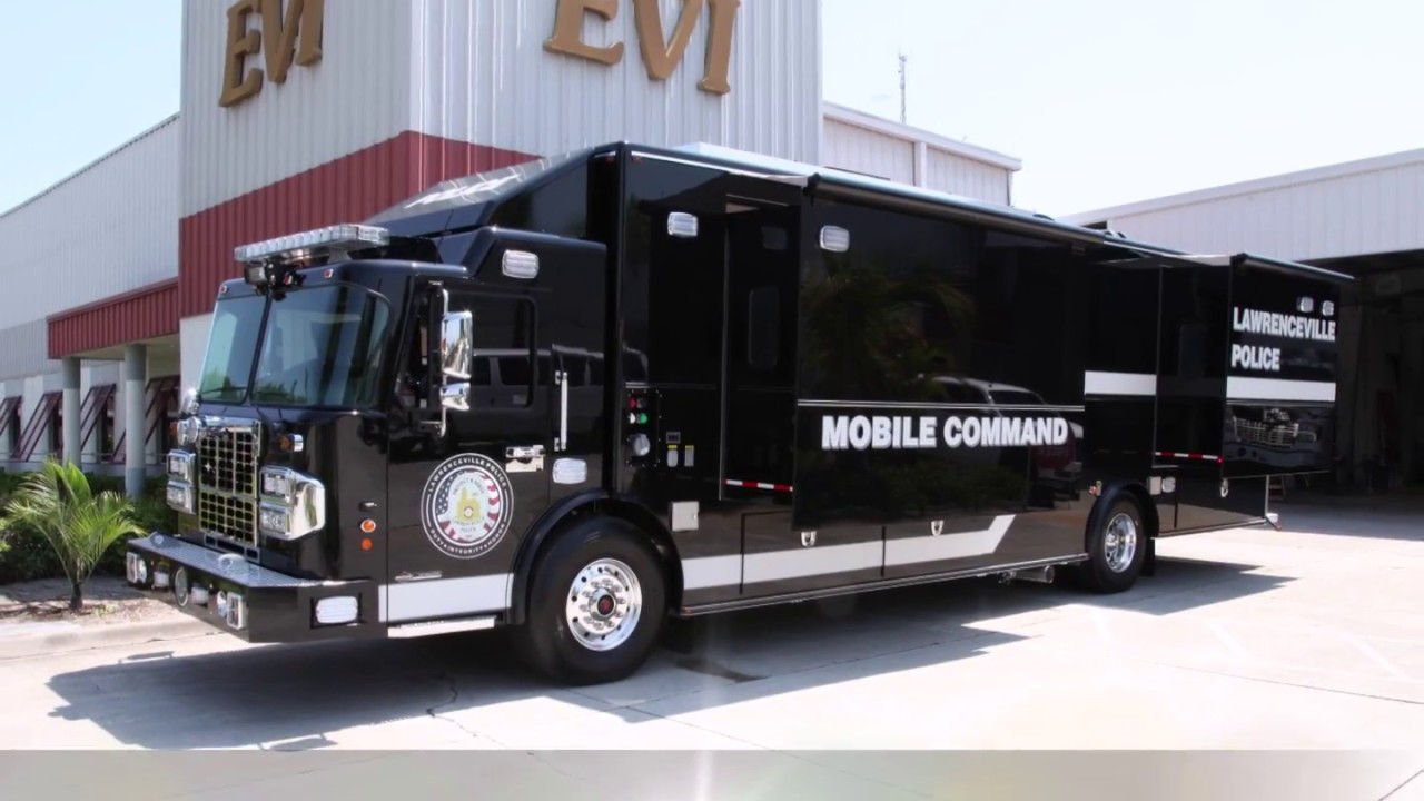 EVI custom 32-Ft. Mobile Command / Communication Center - YouTube