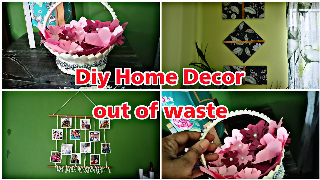 Diy Best Out Of waste Ideas || Amazing Home Decor Out Of waste # ...