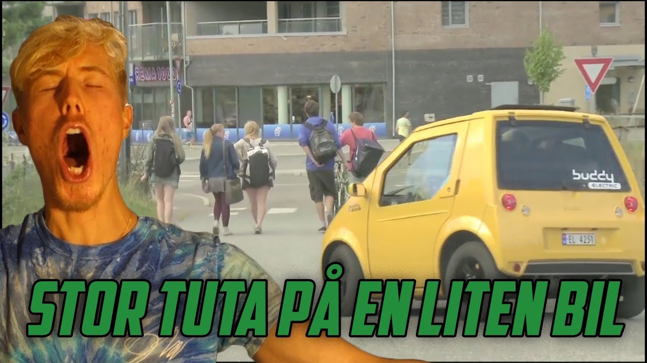 Stor tuta på en liten bil PRANK - The Gordon Show - YouTube