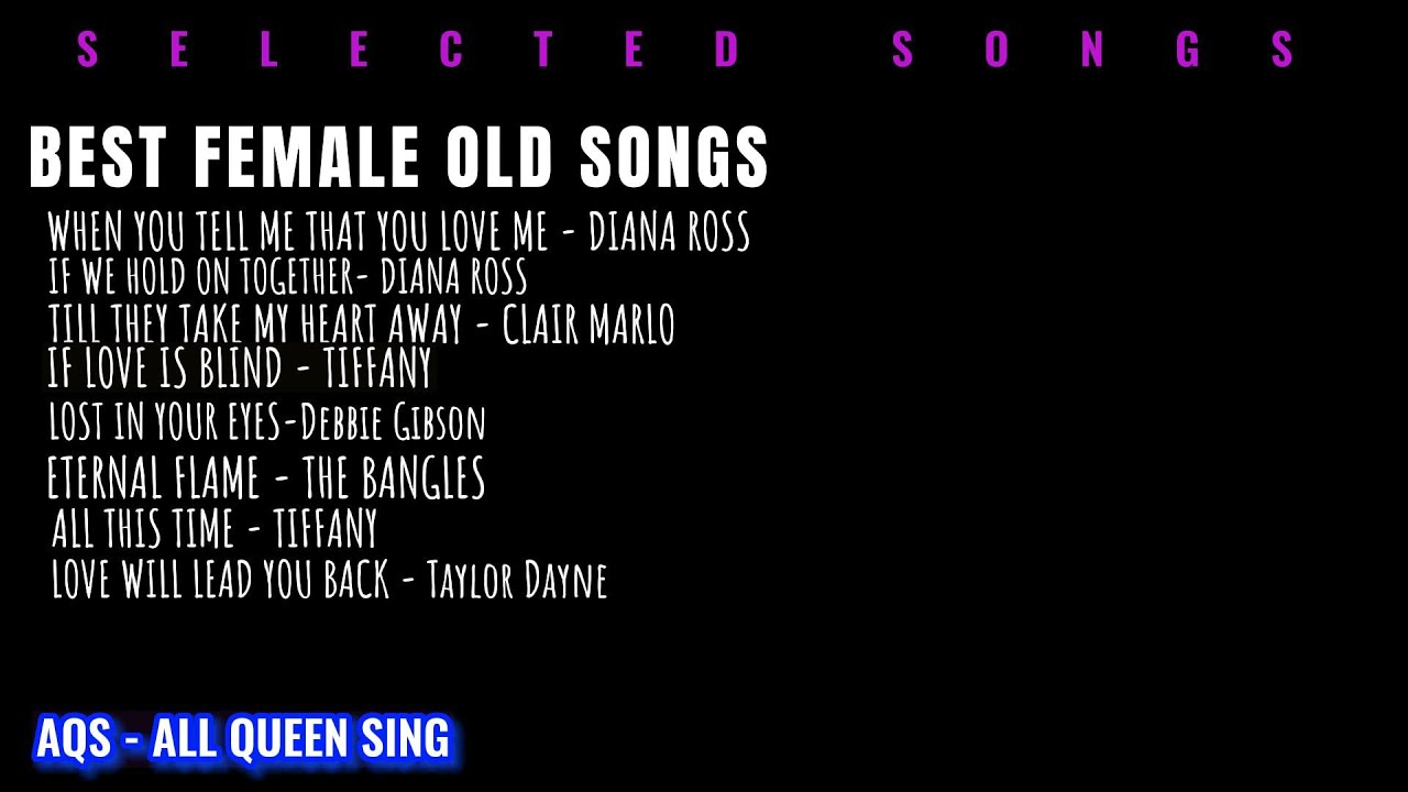 SELECTED BEST OLD HIT SONGS /ALL QUEEN SING / QUEEN SING - YouTube