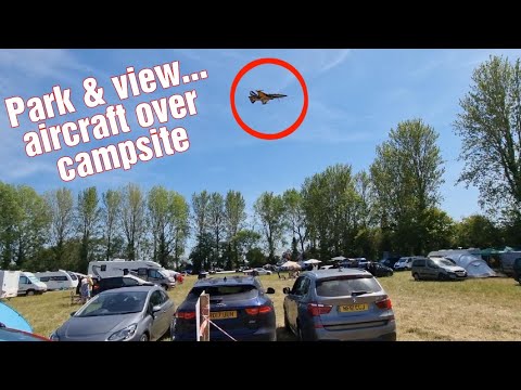 RAF Fairford Airshow Camping RIAT CAMPSITE VIEW 2022 - YouTube