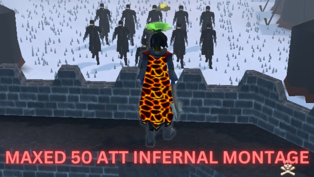 MAXED 50 ATT INFERNAL PURE BOUNTY HUNTER PVP MONTAGE OSRS RUNESCAPE OLD ...