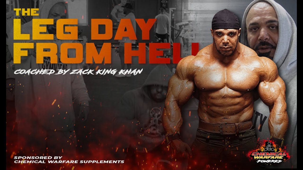 Zack King Khan | Pro Bodybuilder | The Leg Day From Hell - YouTube