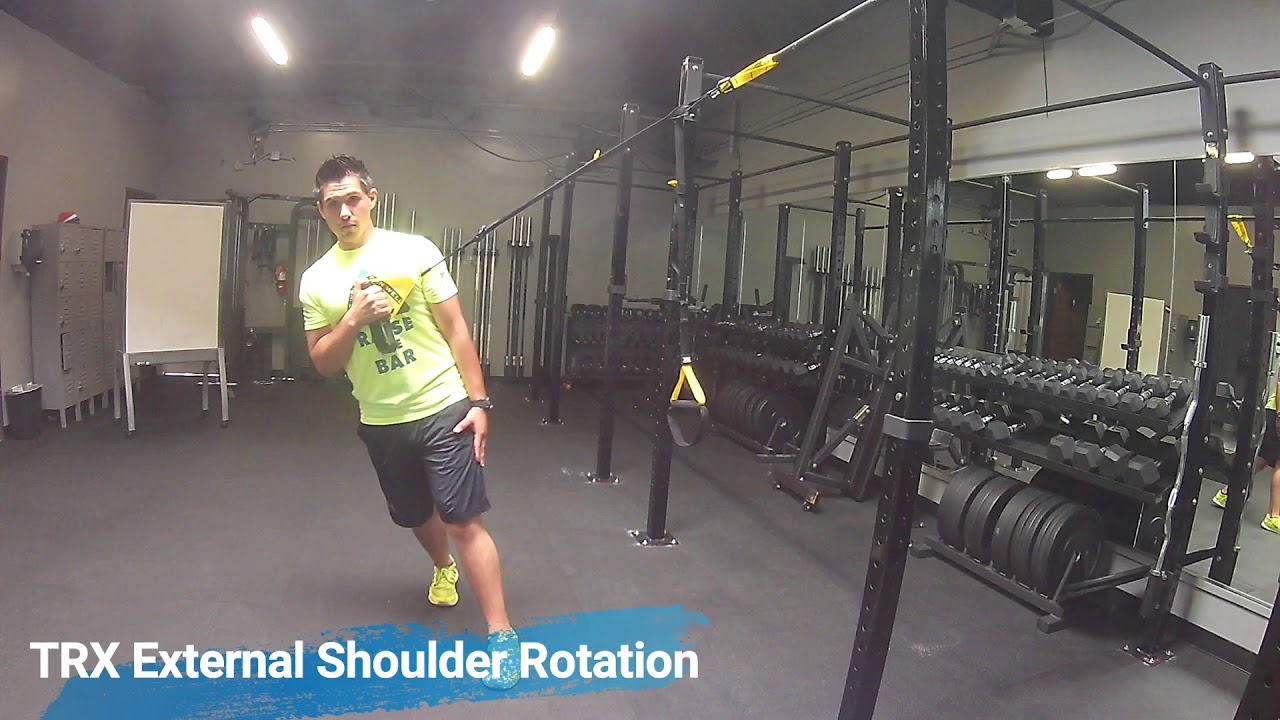 TRX External Rotation - YouTube