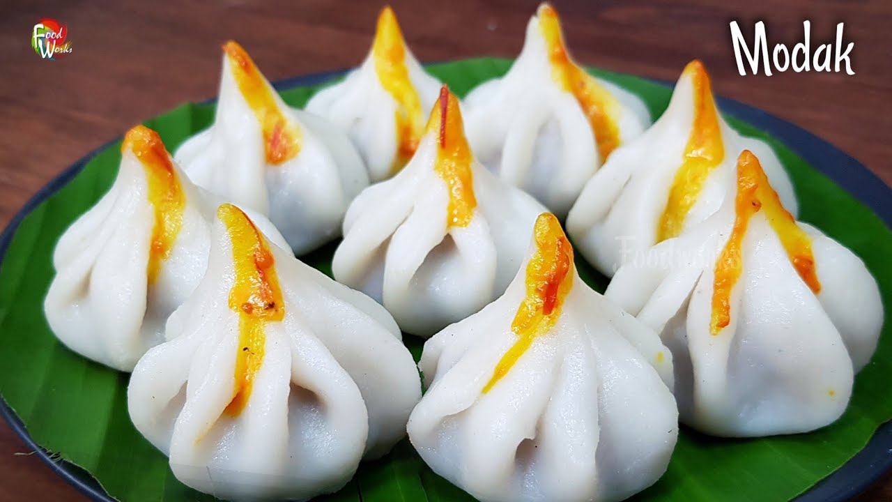 Modak recipe | Rice & coconut dumplings | Soft & Easy modak | How to ...
