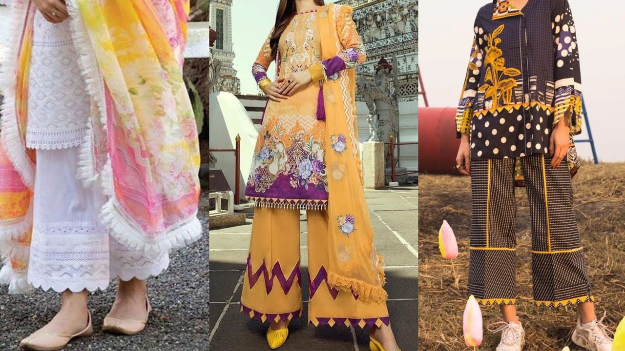 Wide Legged Trouser Designs /Plazo Trousers Designs / Bell Bottom ...