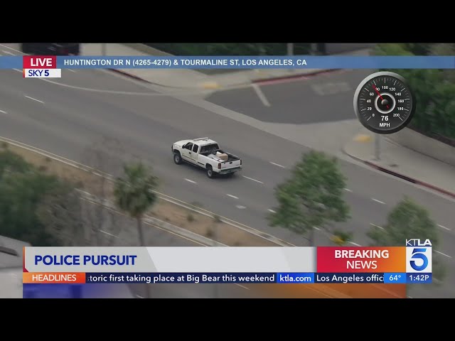 Live Car Chase Outrage At Televised Car Chase Suicide