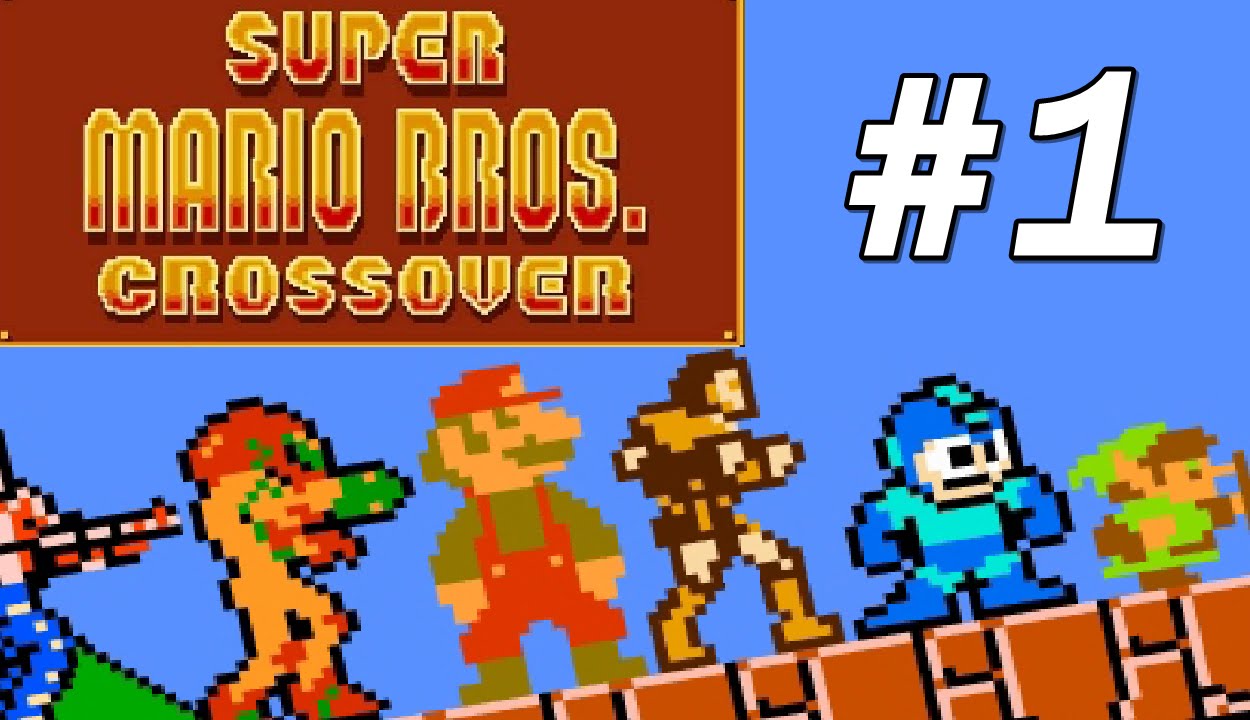 Super Mario Bros. Crossover - #1 : Festa de Personagens !!! - YouTube